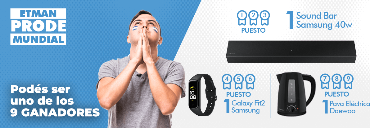 Etman Mundial y un Prode Exclusivo para Clientes - ETMAN